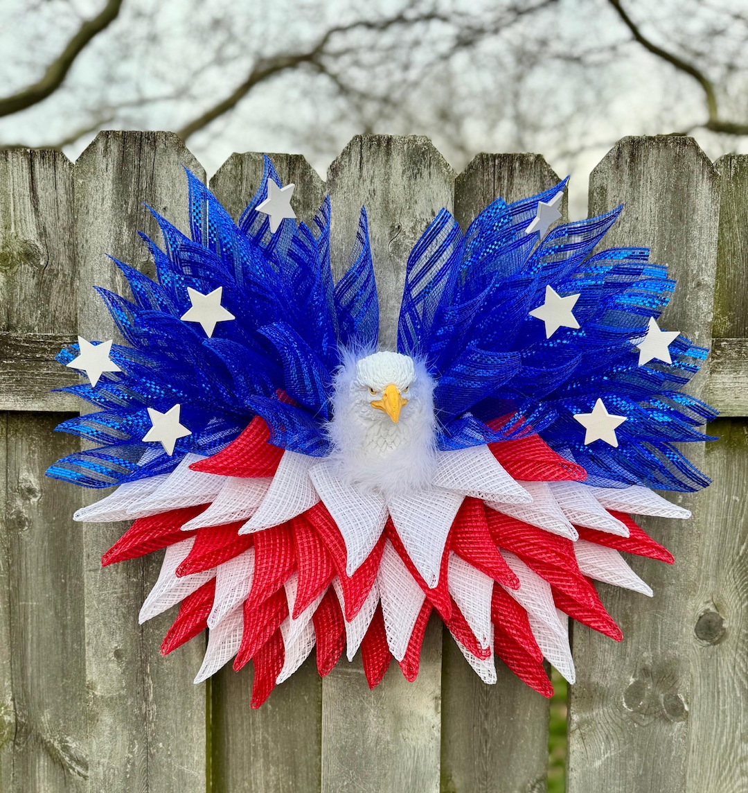 Bald Eagle Wreath - Etsy