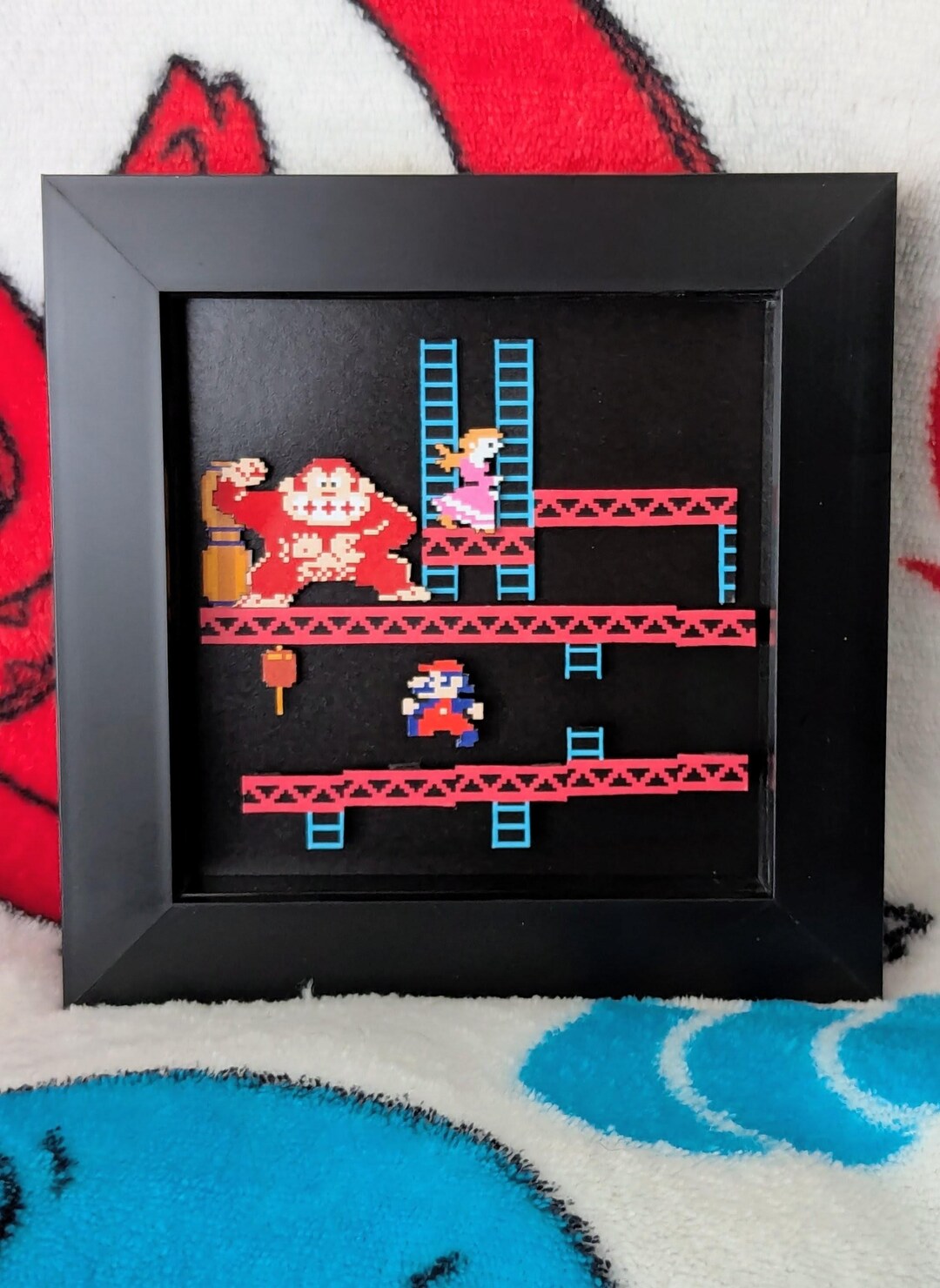 Donkey Kong NES Shadow Box - Etsy