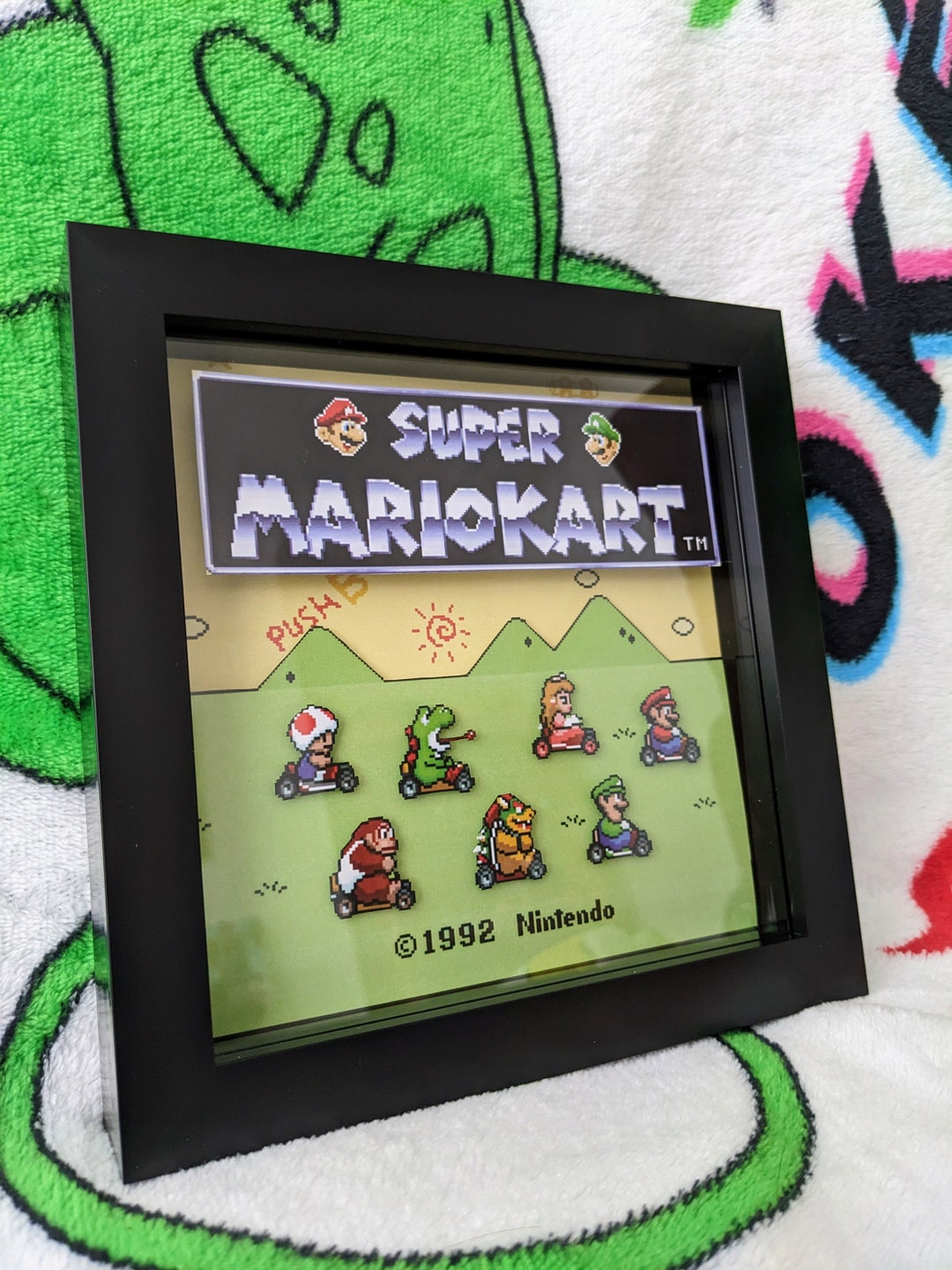 Super Mario Kart Shadow Box - Etsy