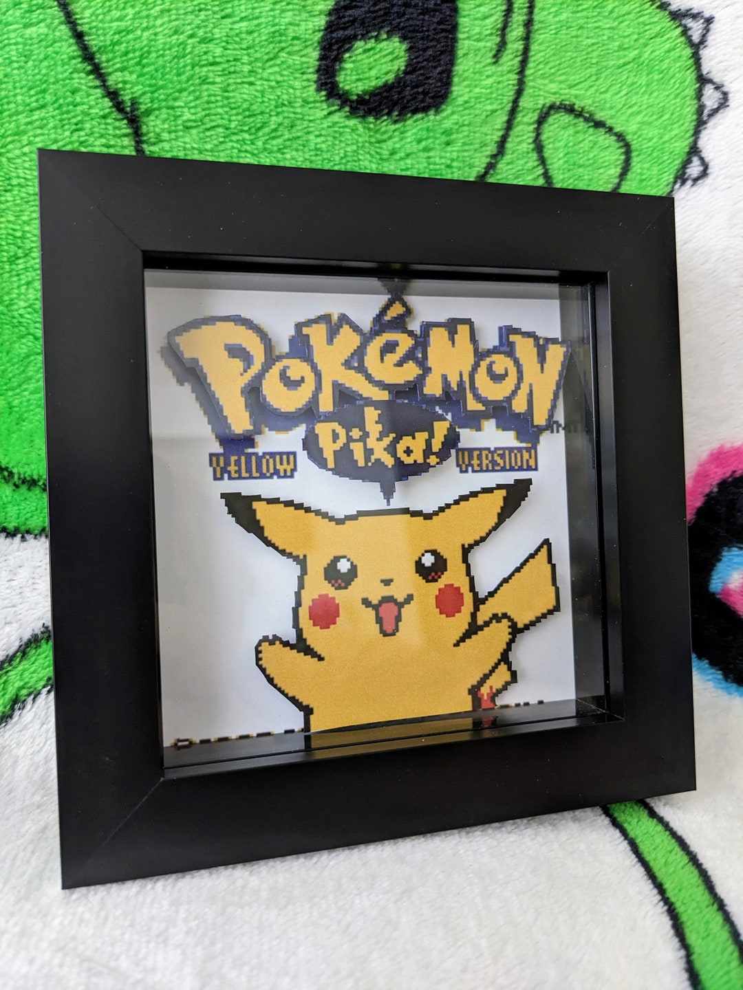 Pokémon Yellow Pikachu Shadow Box - Etsy