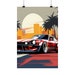 Vintage 240Z Racing Poster: A Fusion of Speed and Nostalgia, JDM ...