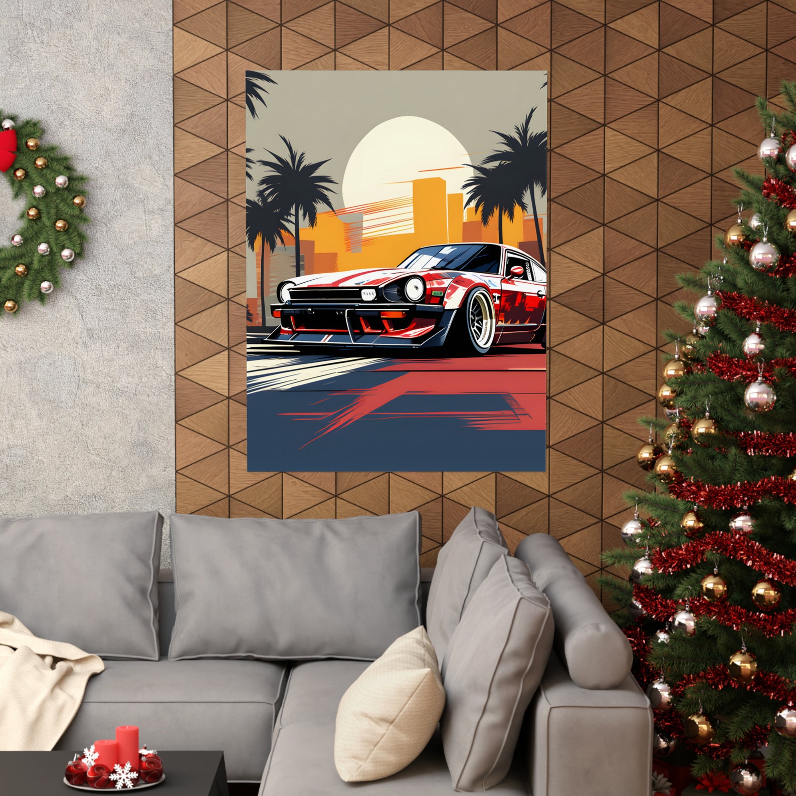 Vintage 240Z Racing Poster: A Fusion of Speed and Nostalgia, JDM ...