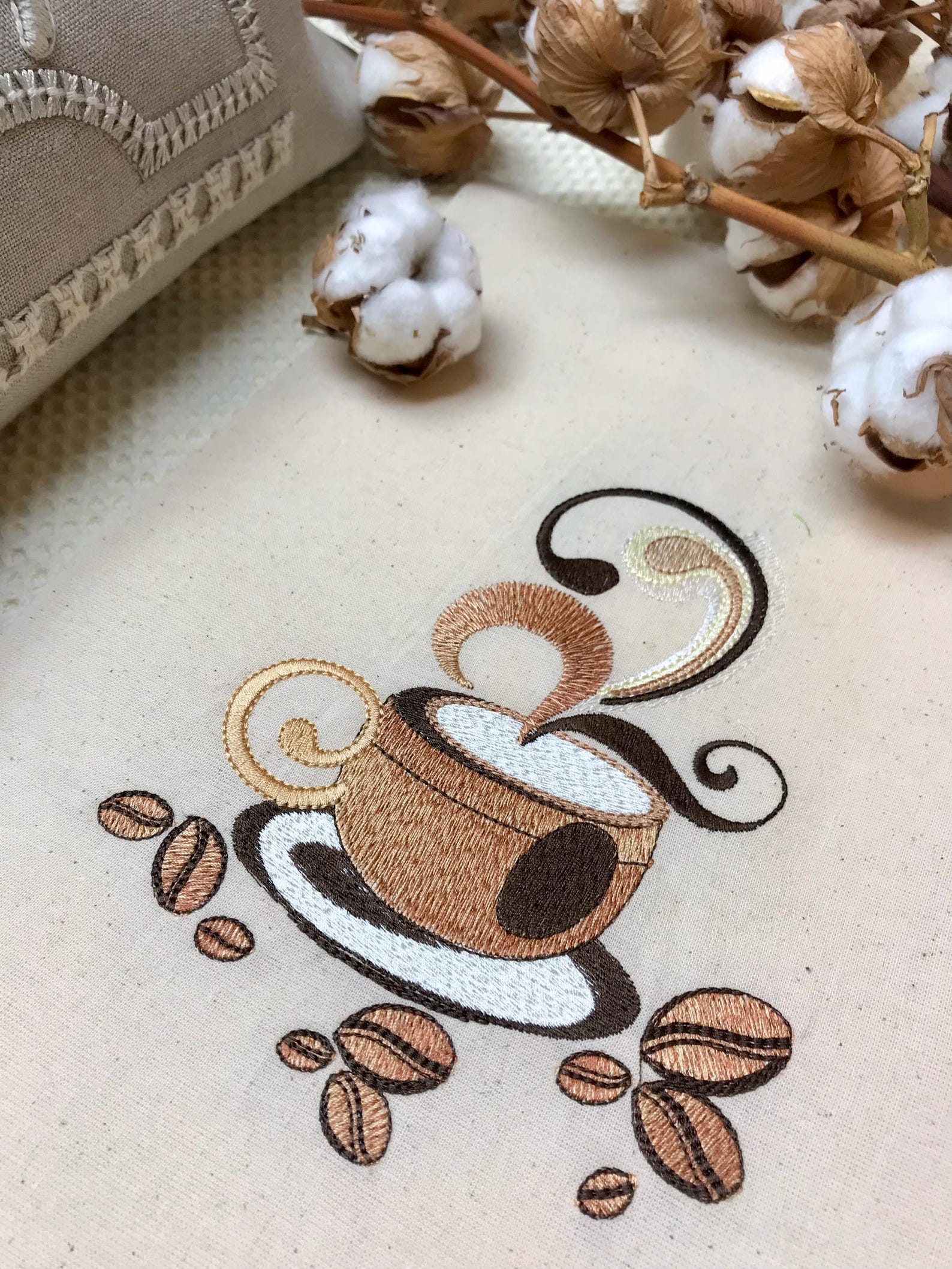 Coffee Machine Embroidery Design | Coffee Cup Machine Digital File ...