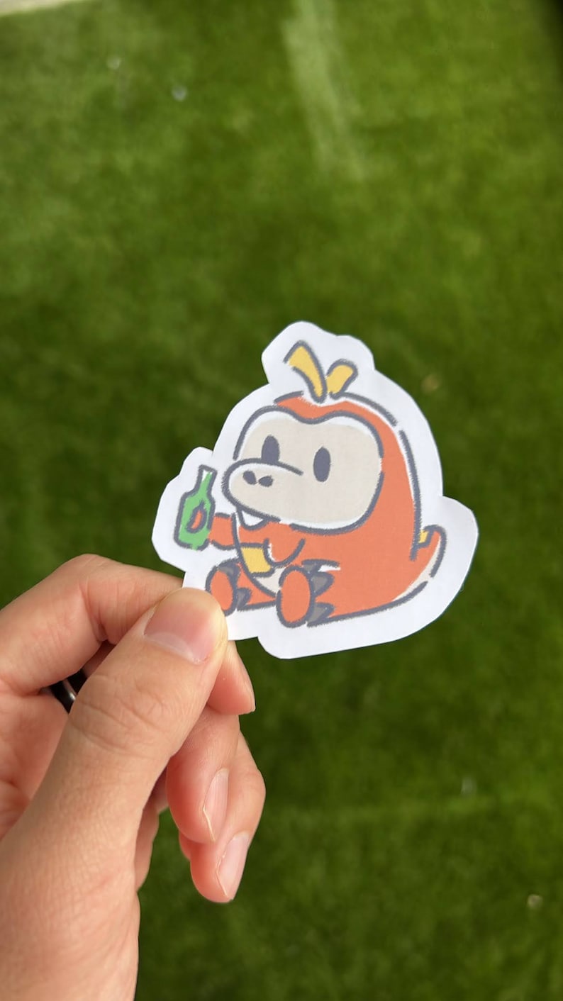 Fuecoco Stickers - Etsy