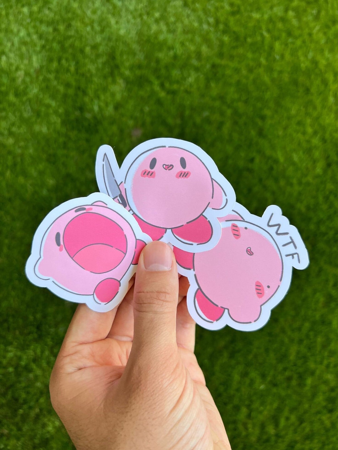 Kirby Stickers - Etsy