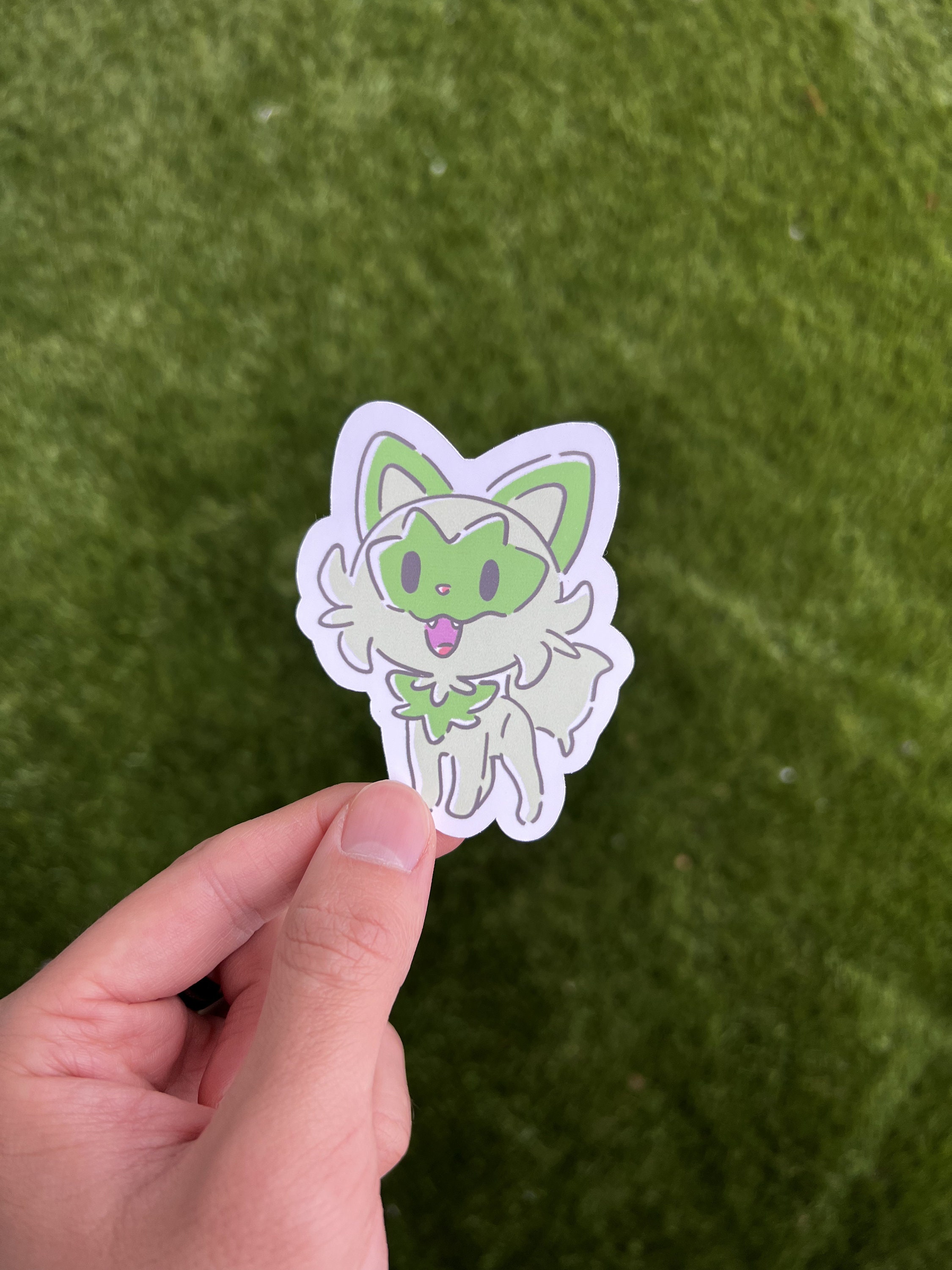 Sprigatito Stickers - Etsy