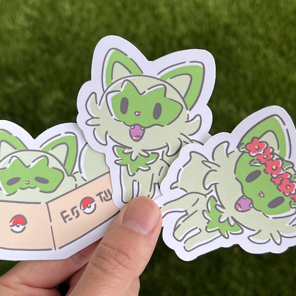 Sprigatito Sticker - Etsy