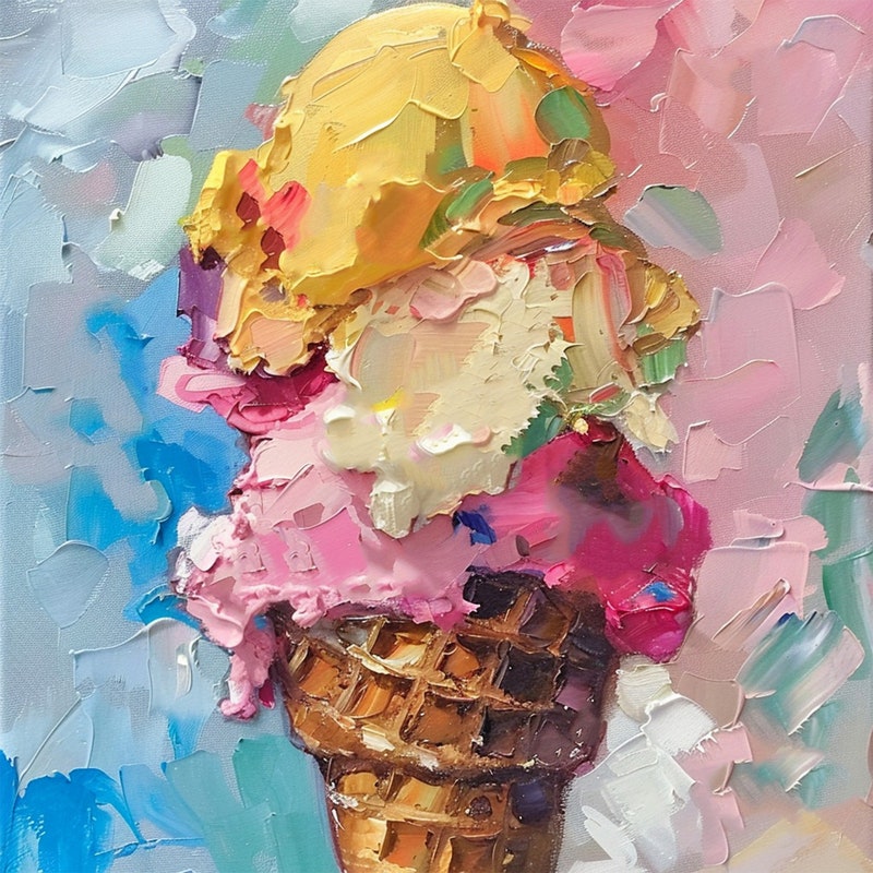 Ice Cream Artwork - Etsy