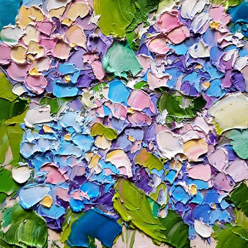 Hydrangea Painting - Etsy