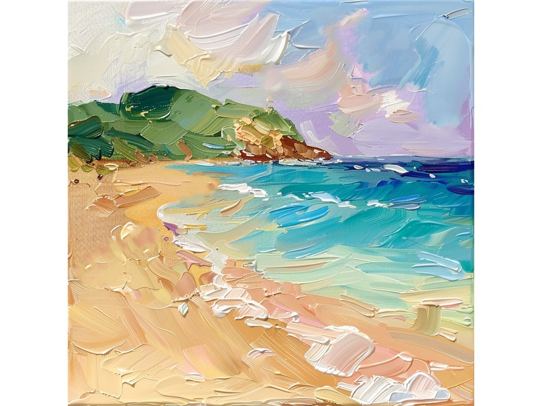 Cornwall Oil Painting Cornish Coastline Original Fine Art England ...