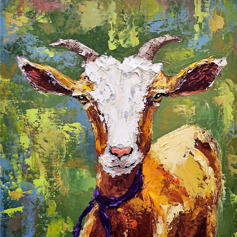 Goat Paintings - Etsy