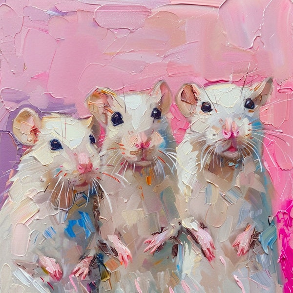 Rat Art - Etsy