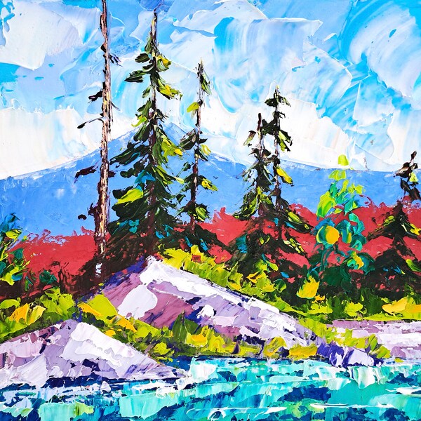 Lake Tahoe Painting - Etsy