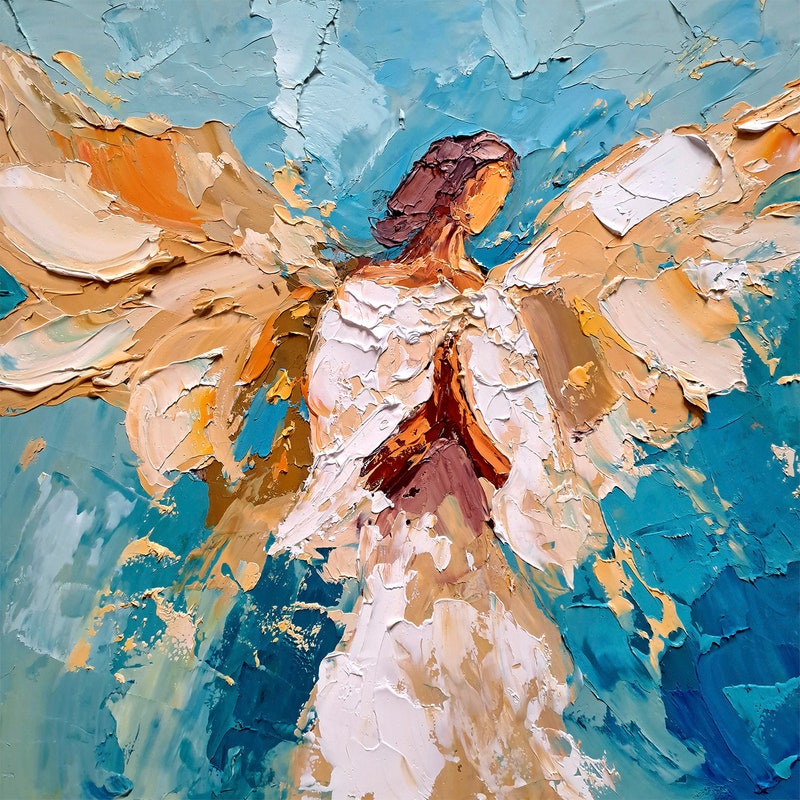 Abstract Angel Art - Etsy