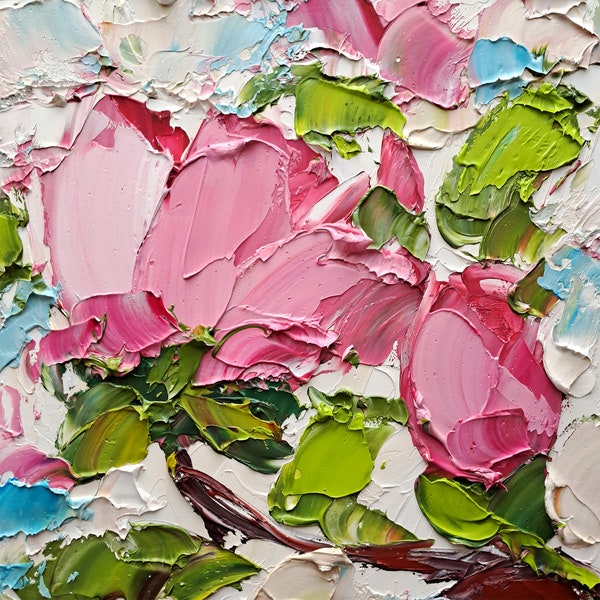 Magnolia Painting - Etsy