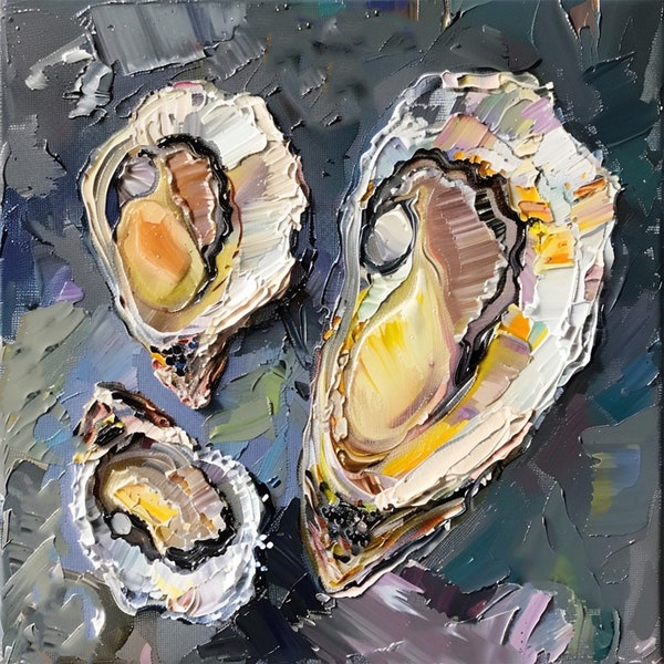 Oyster Canvas Art - Etsy