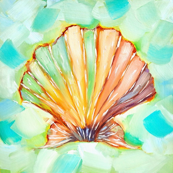 Seashell Painting - Etsy