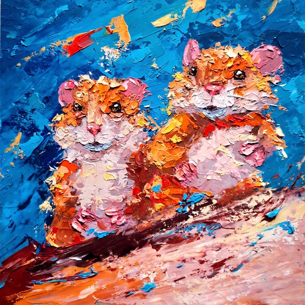 Hamster Painting - Etsy