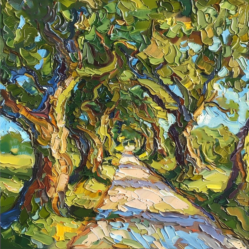 Oak Tree Art - Etsy