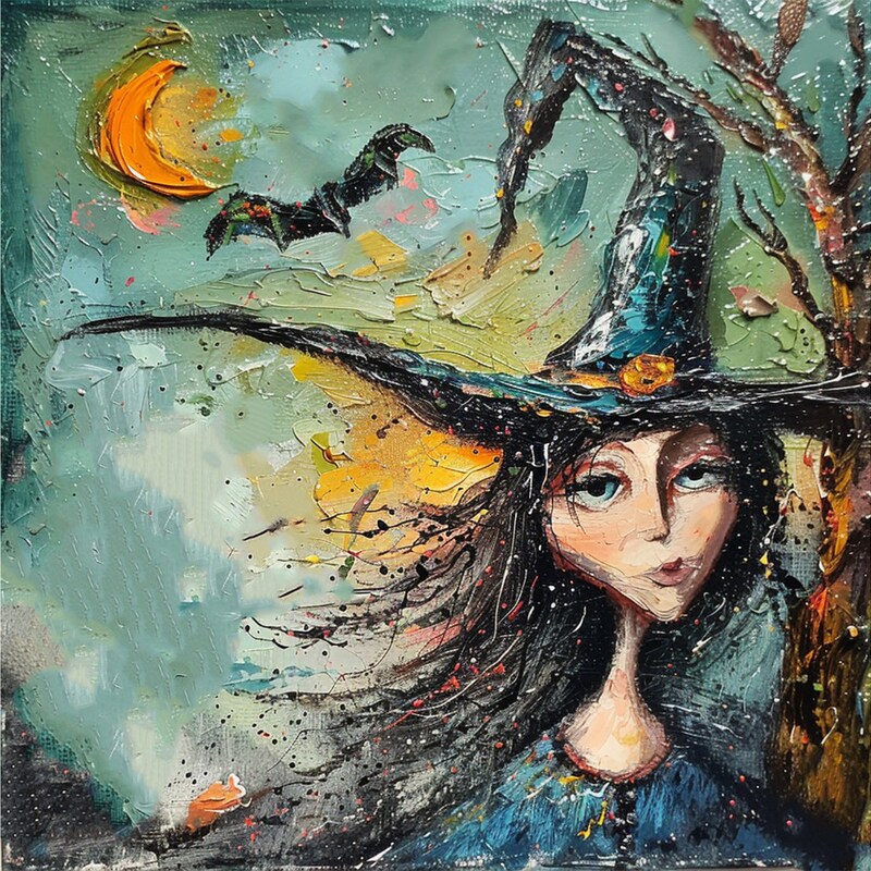 Witch Portrait - Etsy