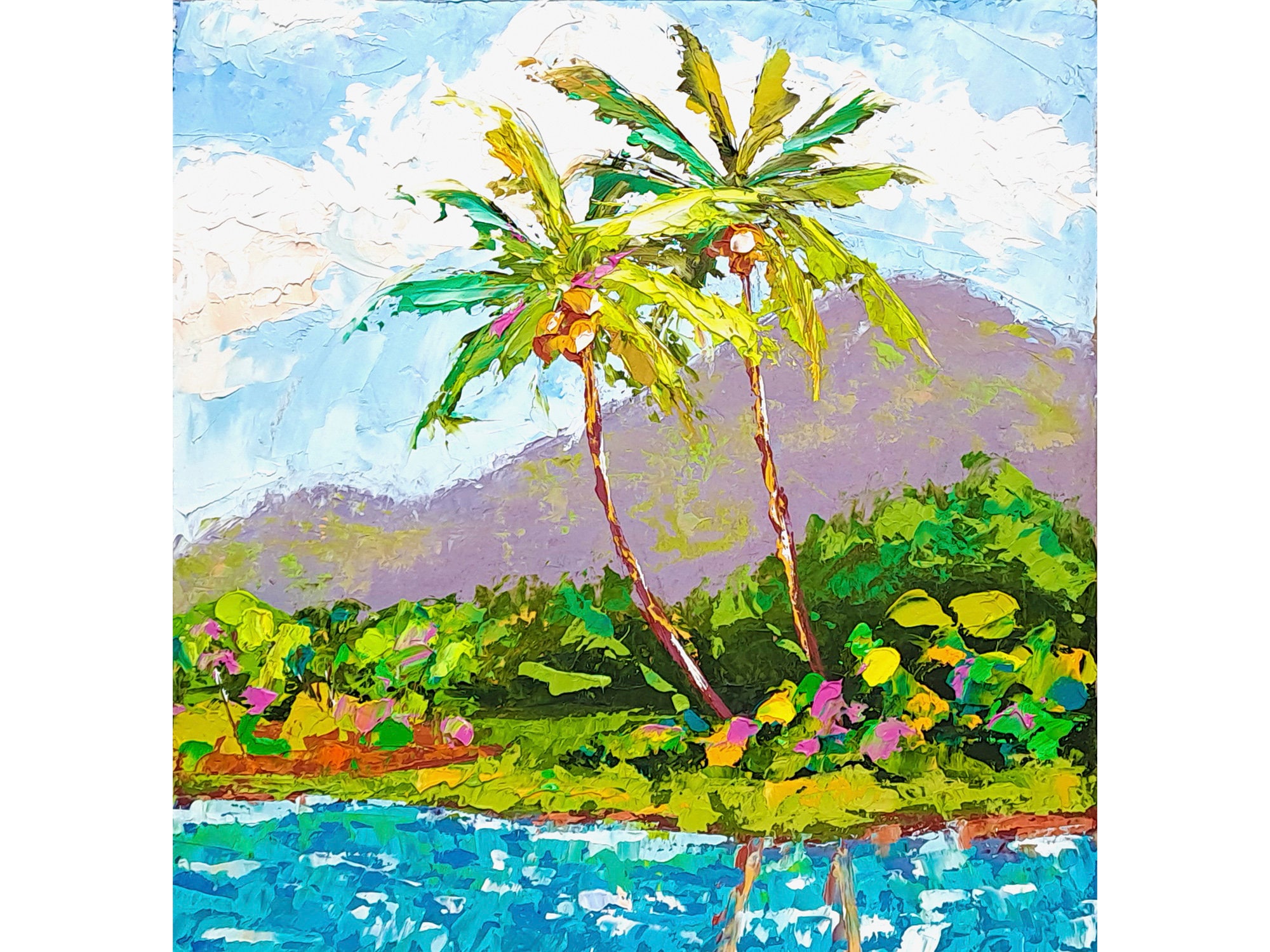 Hawaii Palm Trees Painting