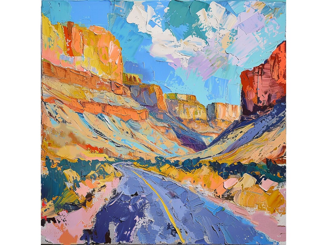Big Bend Landscape Painting Mountains Original Fine Art Texas Wall Art ...