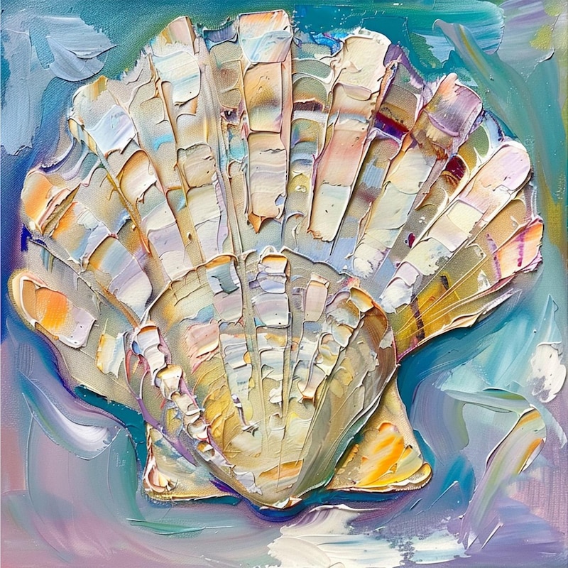 Seashell Painting - Etsy