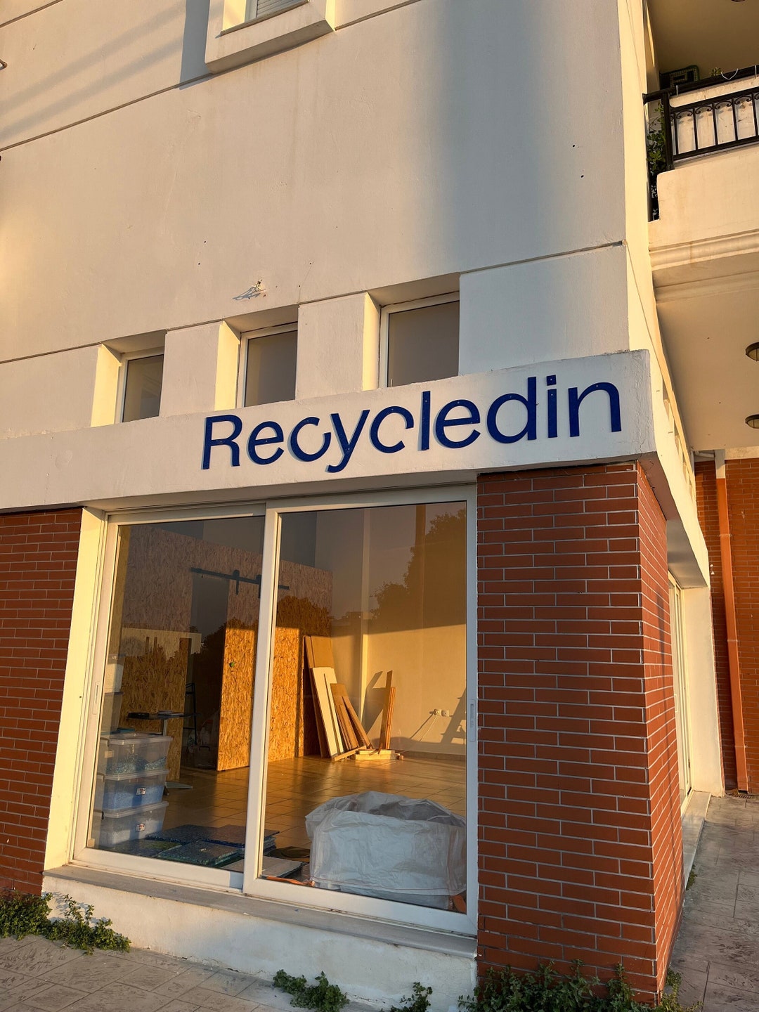 Custom Shop Storefront Sign Hand Made From Recycled Plastic & 100% ...