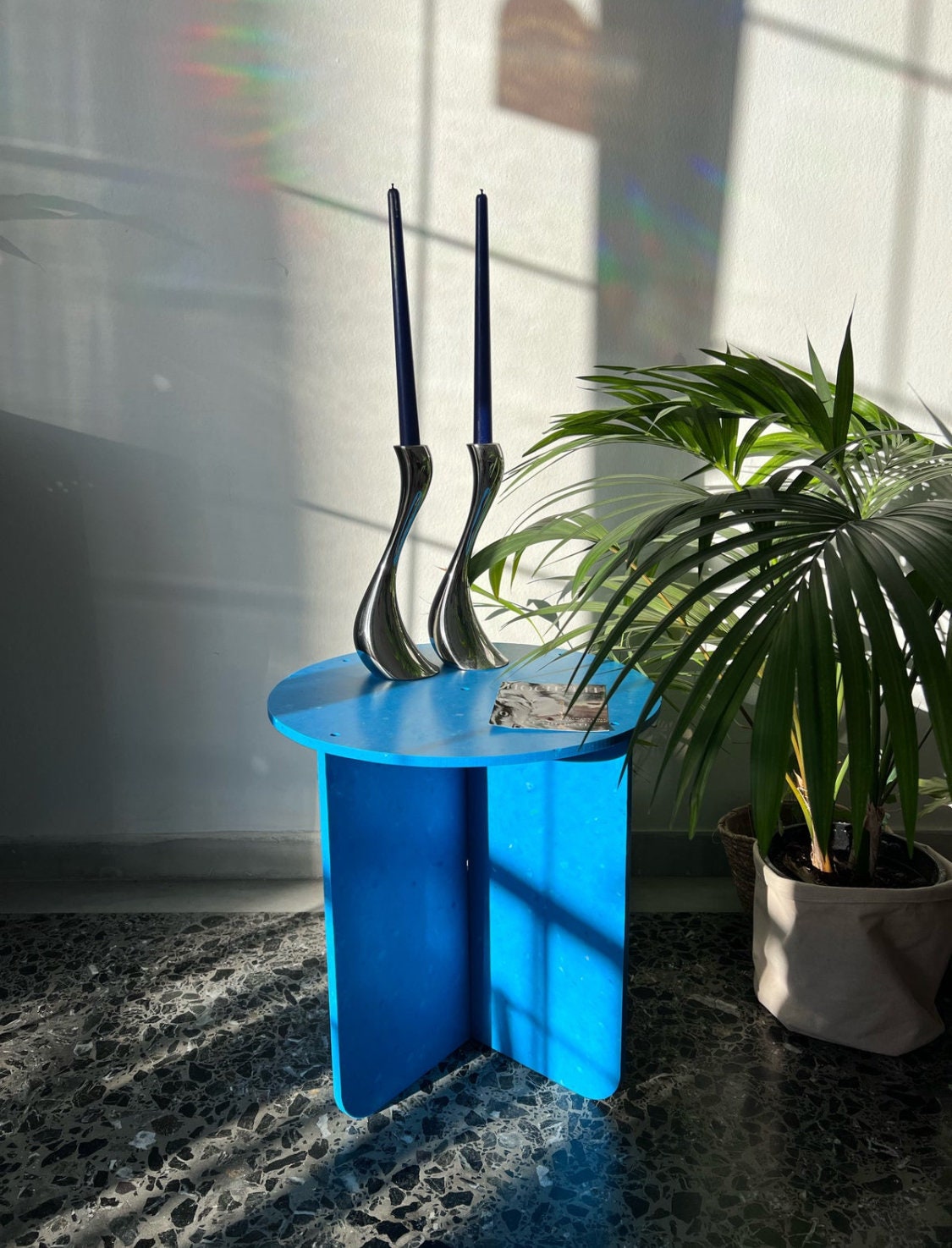 Recycled Plastic Stool/coffee Table/bedside Stand Custom Colours ...