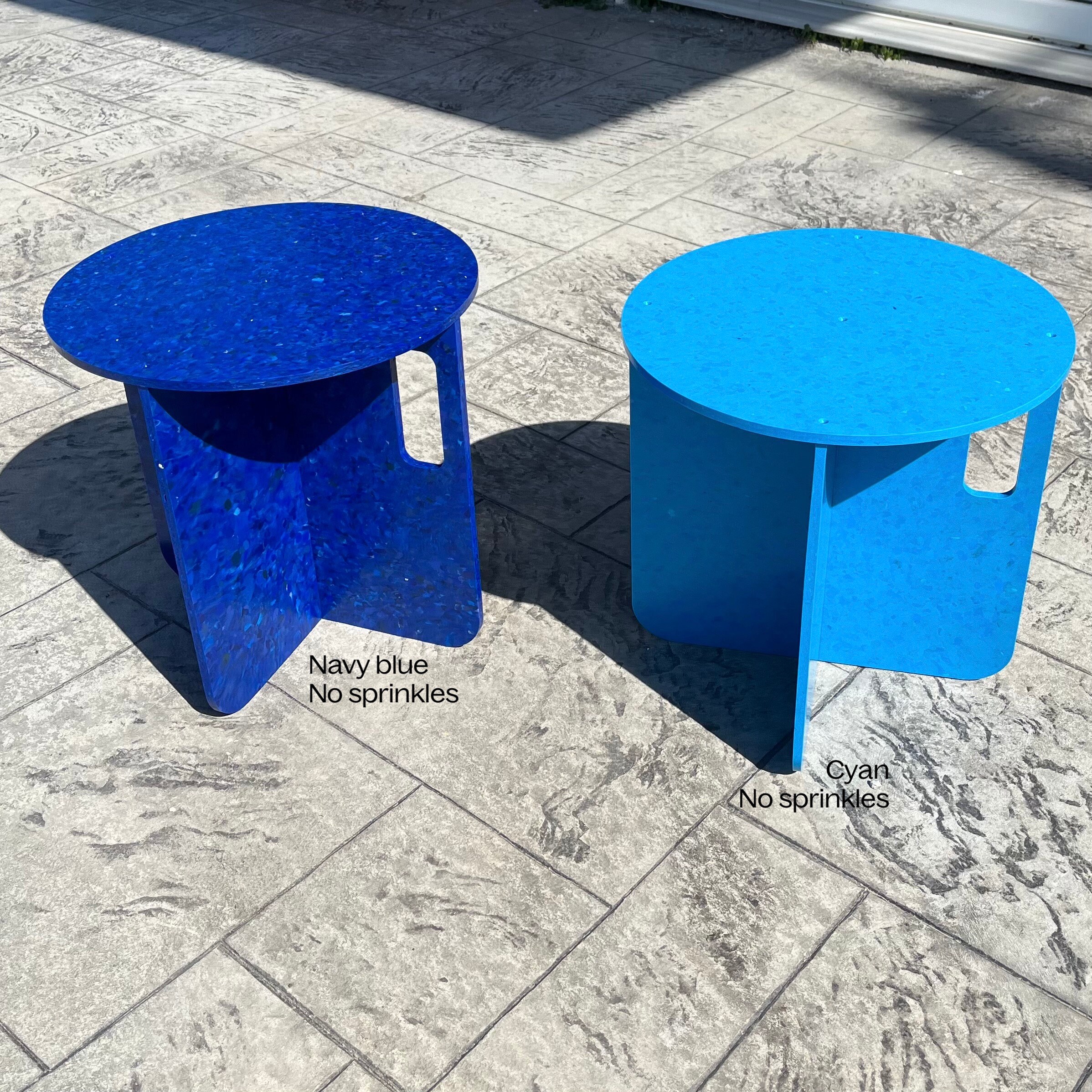 Recycled Plastic Stool/coffee Table/bedside Stand Custom Colours ...