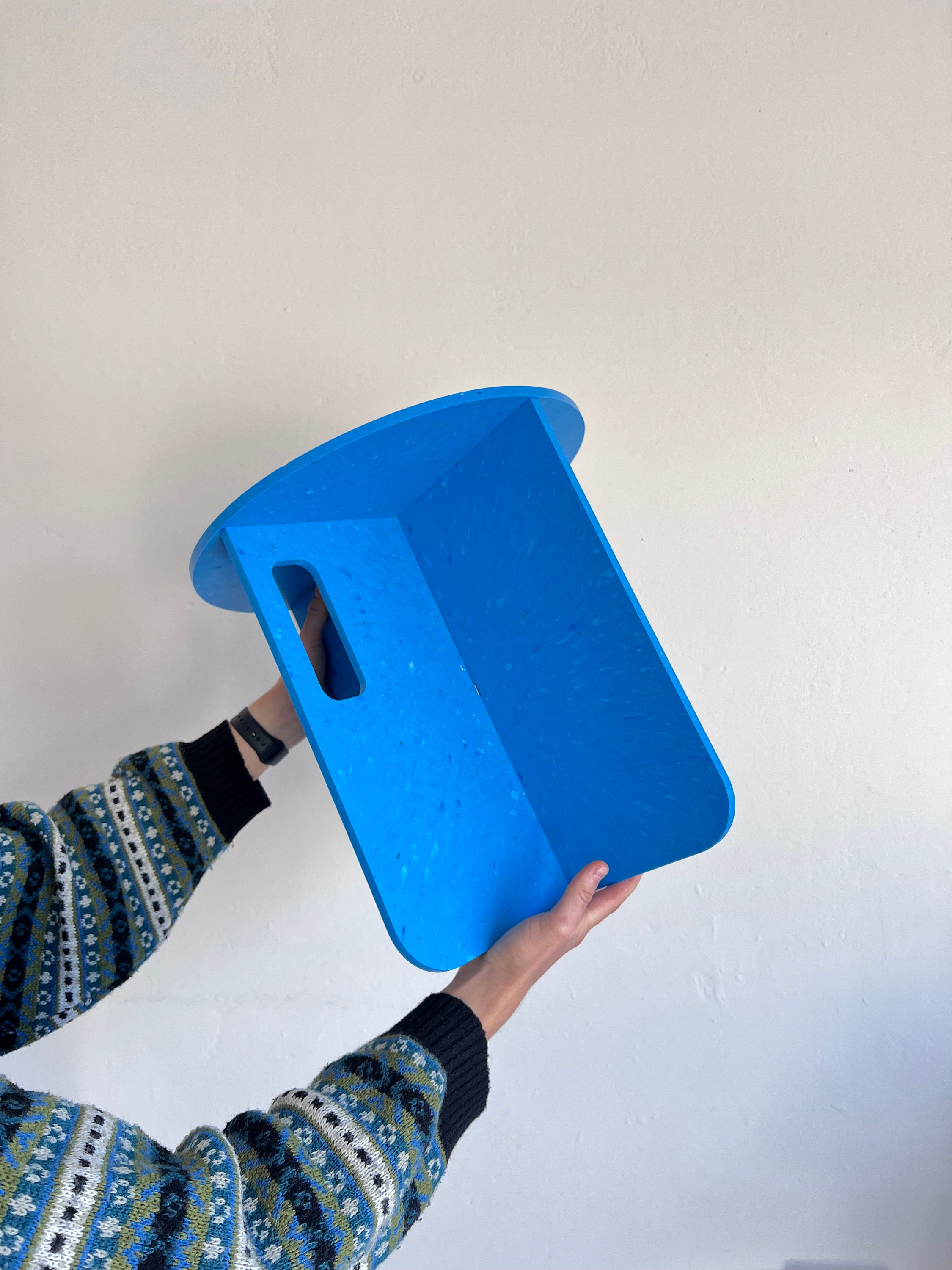 Recycled Plastic Stool/coffee Table/bedside Stand Custom Colours ...