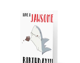 Have A Jawsome Birthday Card / Greeting Card / Great White - Etsy
