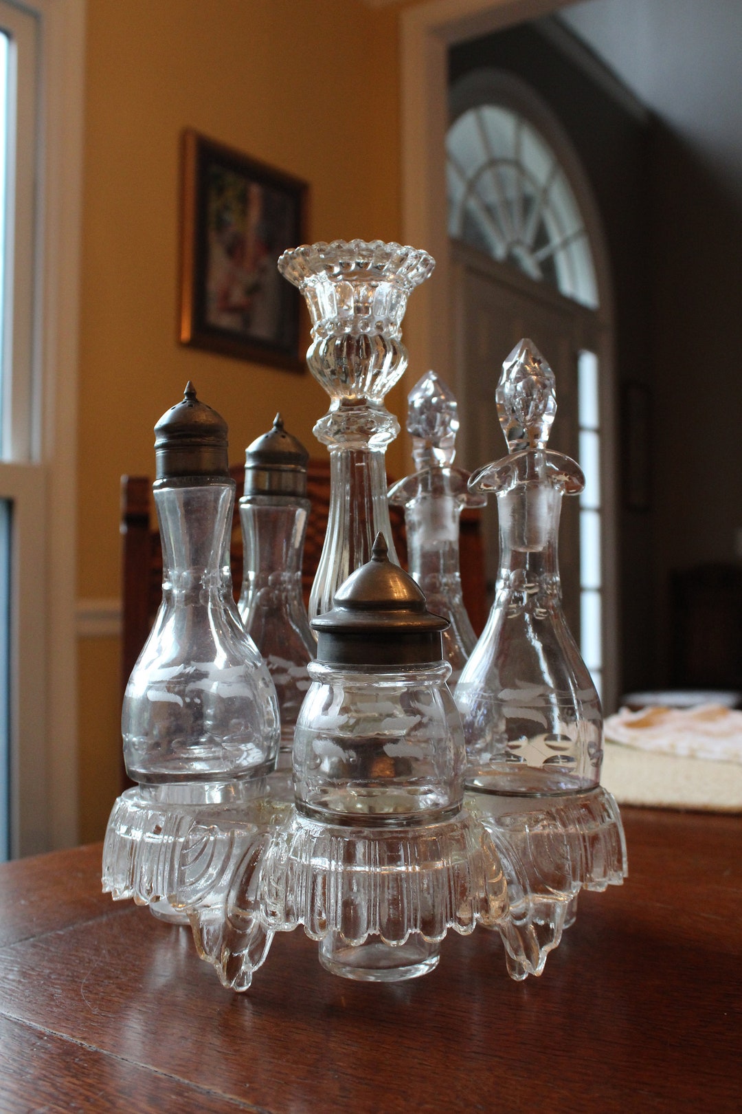 Spectacular 12-piece Glass Castor Set - Etsy