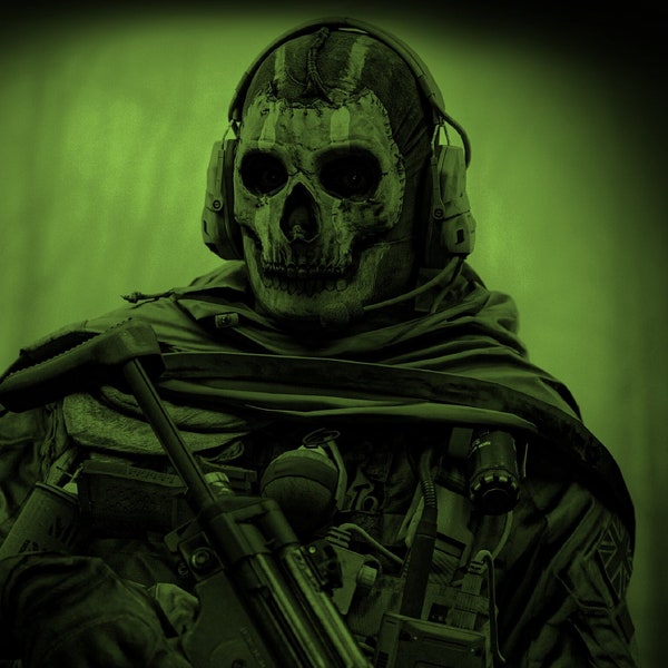 Modern Warfare Ghost Mask - Etsy