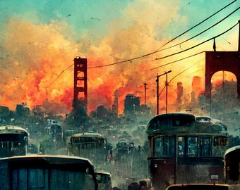 Ai San Francisco Art - Etsy