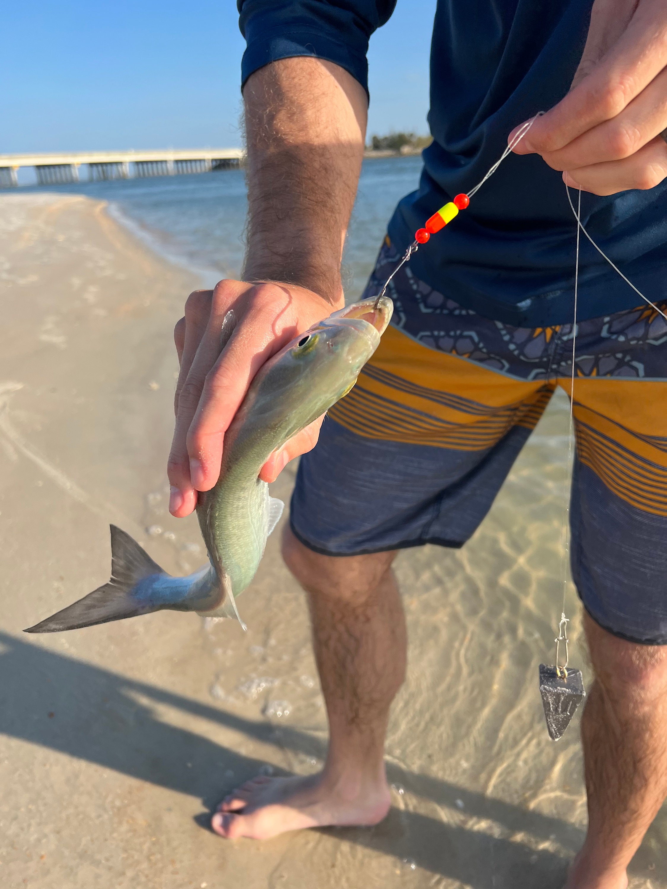 Three Pack 3 Pompano Rigs by Tide Titan Saltwater Fishing Tackle Hi-low ...