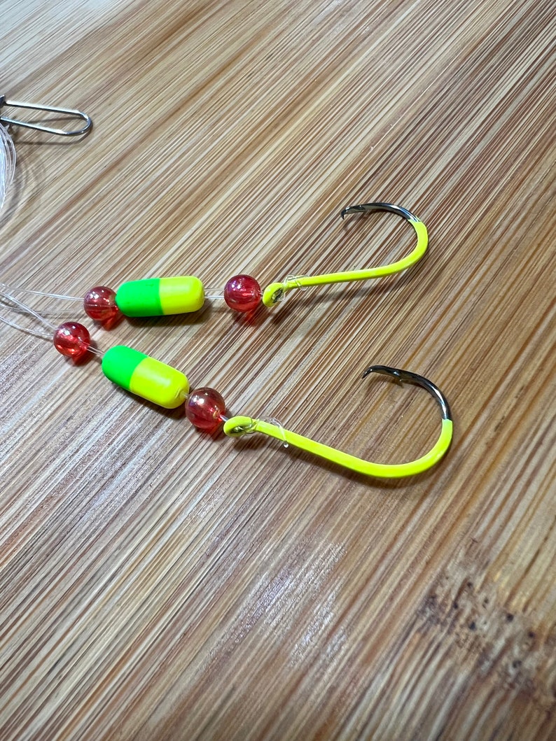 Ten Pack 10 Pompano Rigs by Tide Titan Saltwater Fishing Tackle Hi-low ...