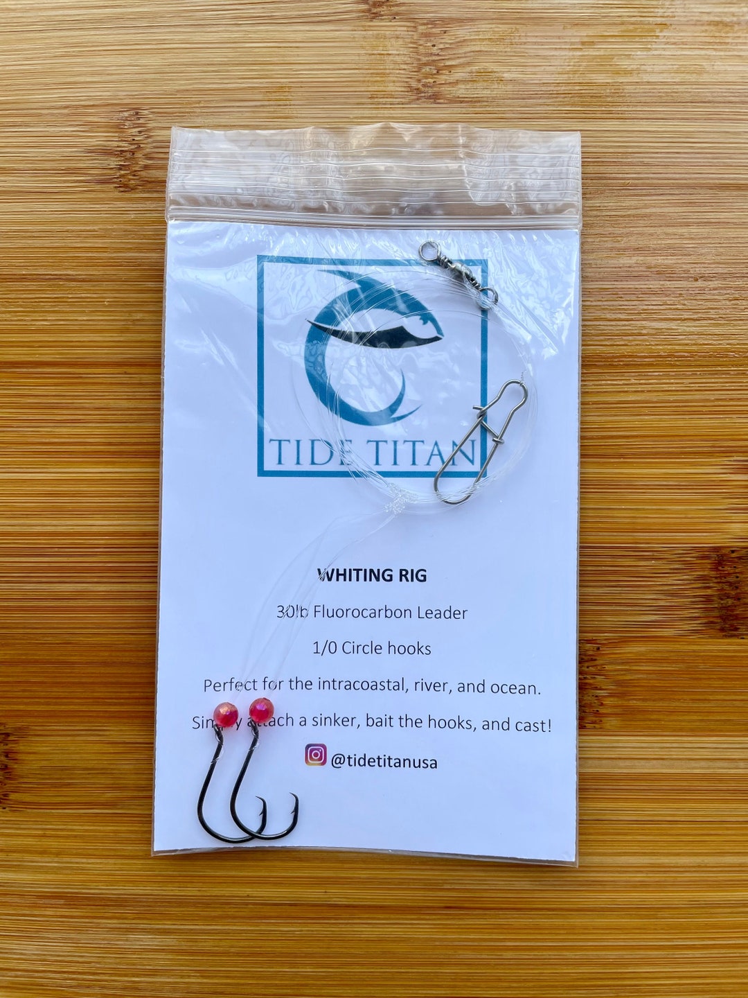 25-pack Whiting Rigs by Tide Titan Saltwater Fishing - Etsy