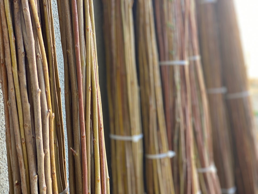 Freshly Harvested & Naturally Dried Willow Branches for Weaving 3FT ...