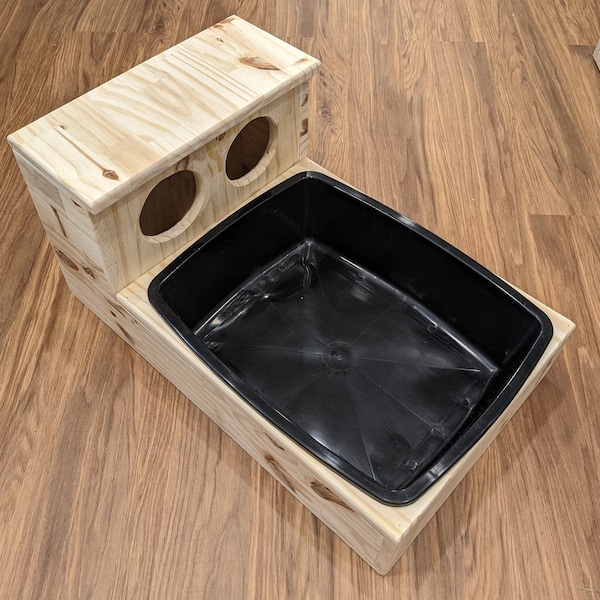 Rabbit Litter Box Hay Feeder - Etsy