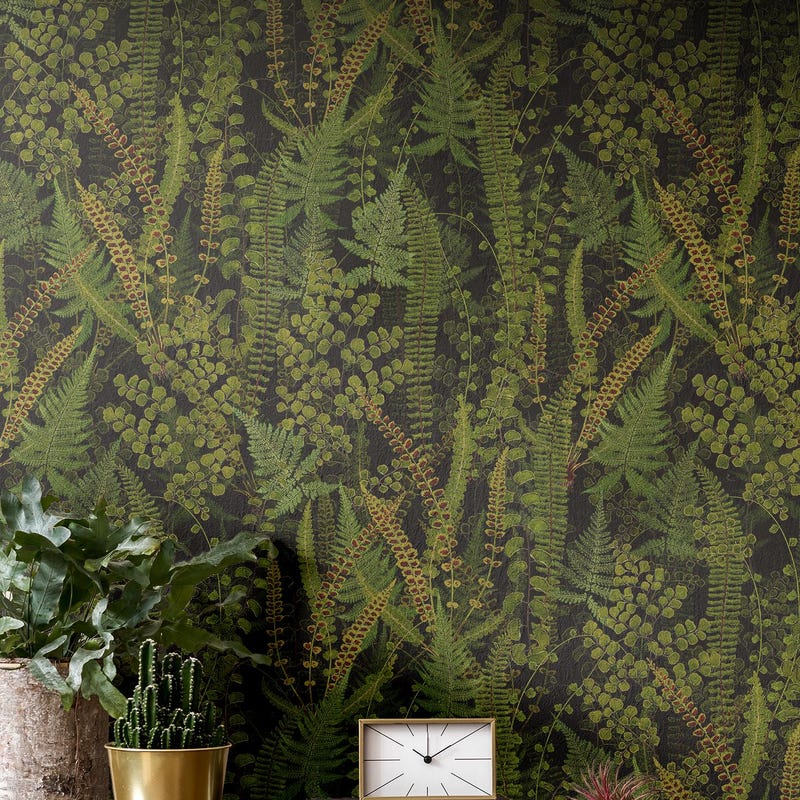 Fern Victorian Wallpaper - Etsy UK