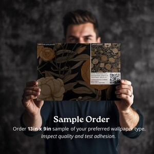 Muted Amber Roses Wallpaper | Dark Vintage Botanical Wildflower Bedroom ...