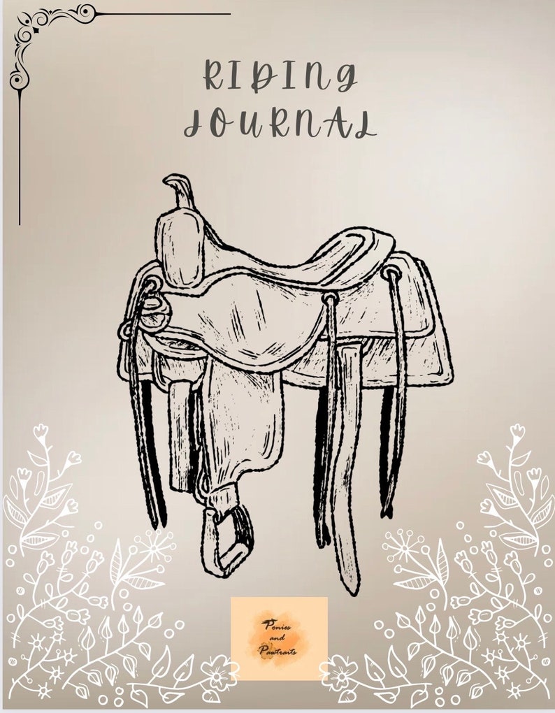 Horse Riding Journal, Printable Riding Lesson Tracker, Goals and ...