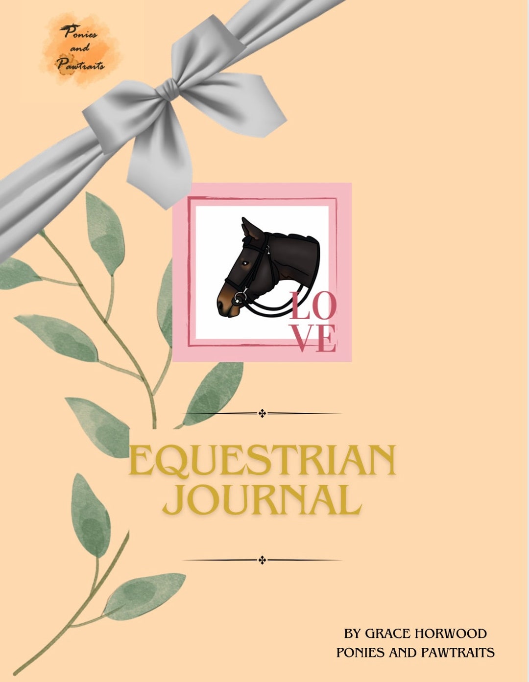 Printable Horse Riding Journal and Tracker, Equestrian Diary and Lesson ...