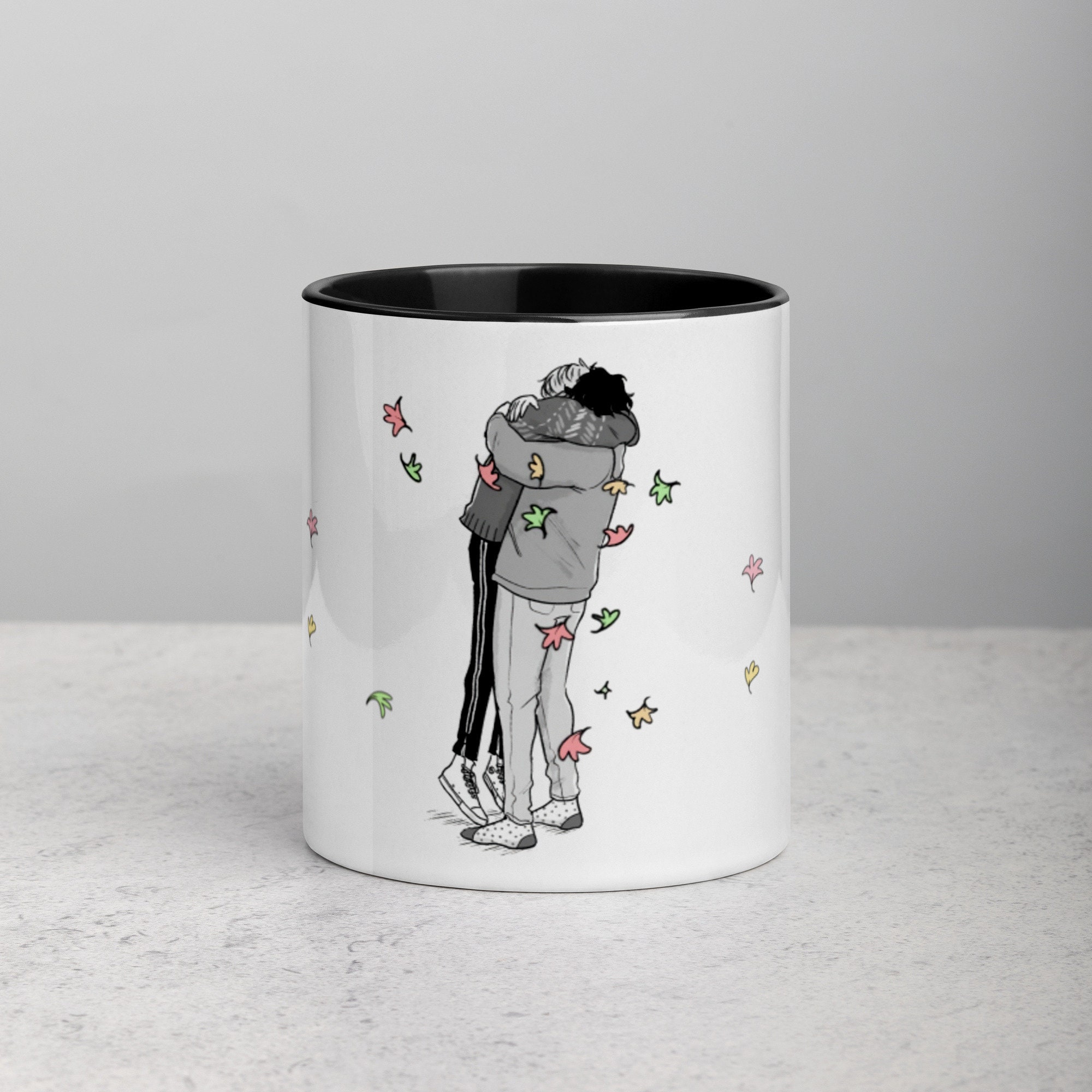 Heartstopper - Nick & Charlie Mug With Colours Inside - Etsy