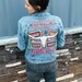 Custom Painted Concert Jean Jacket - Etsy