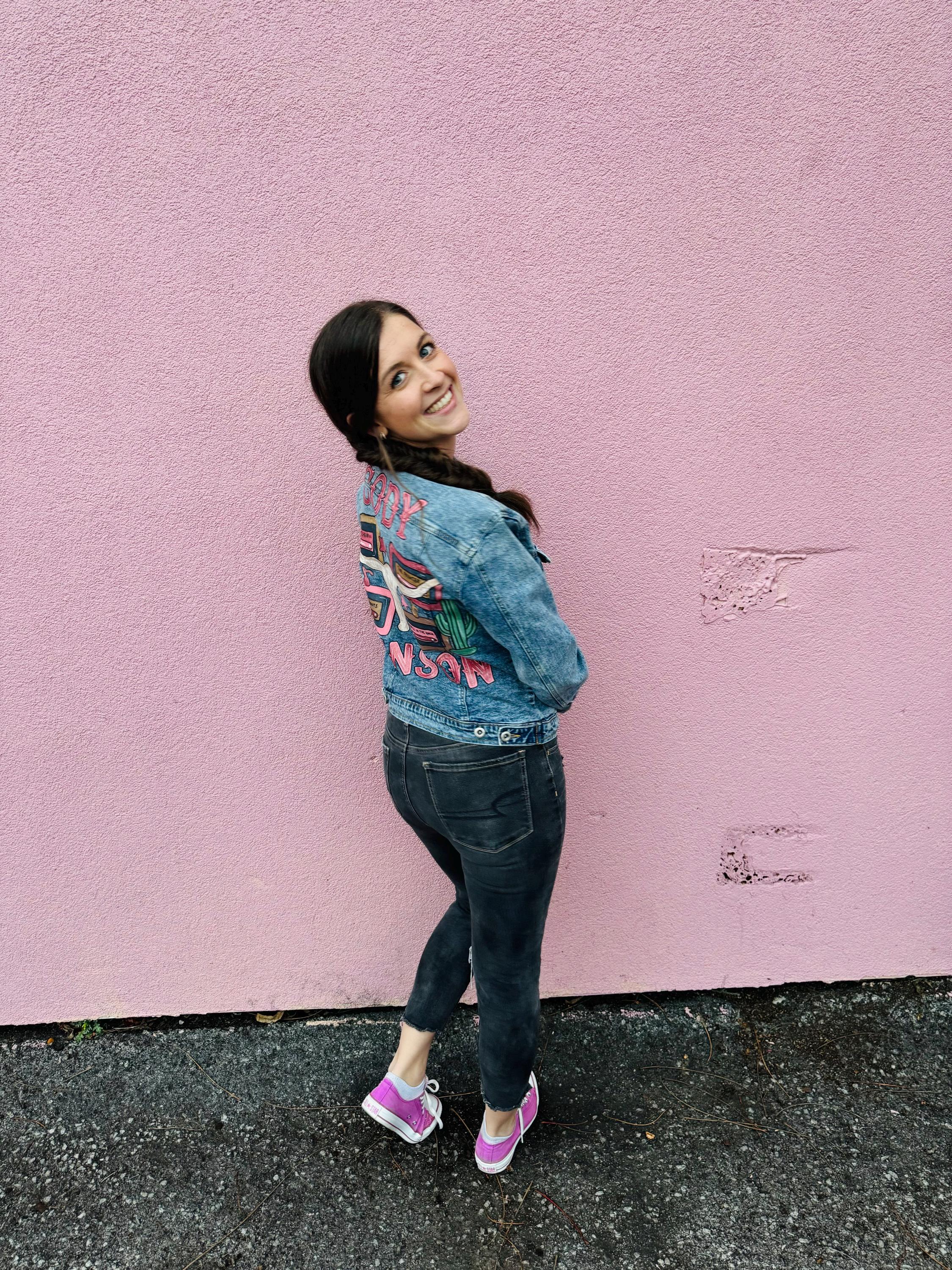 Custom Painted Concert Jean Jacket - Etsy