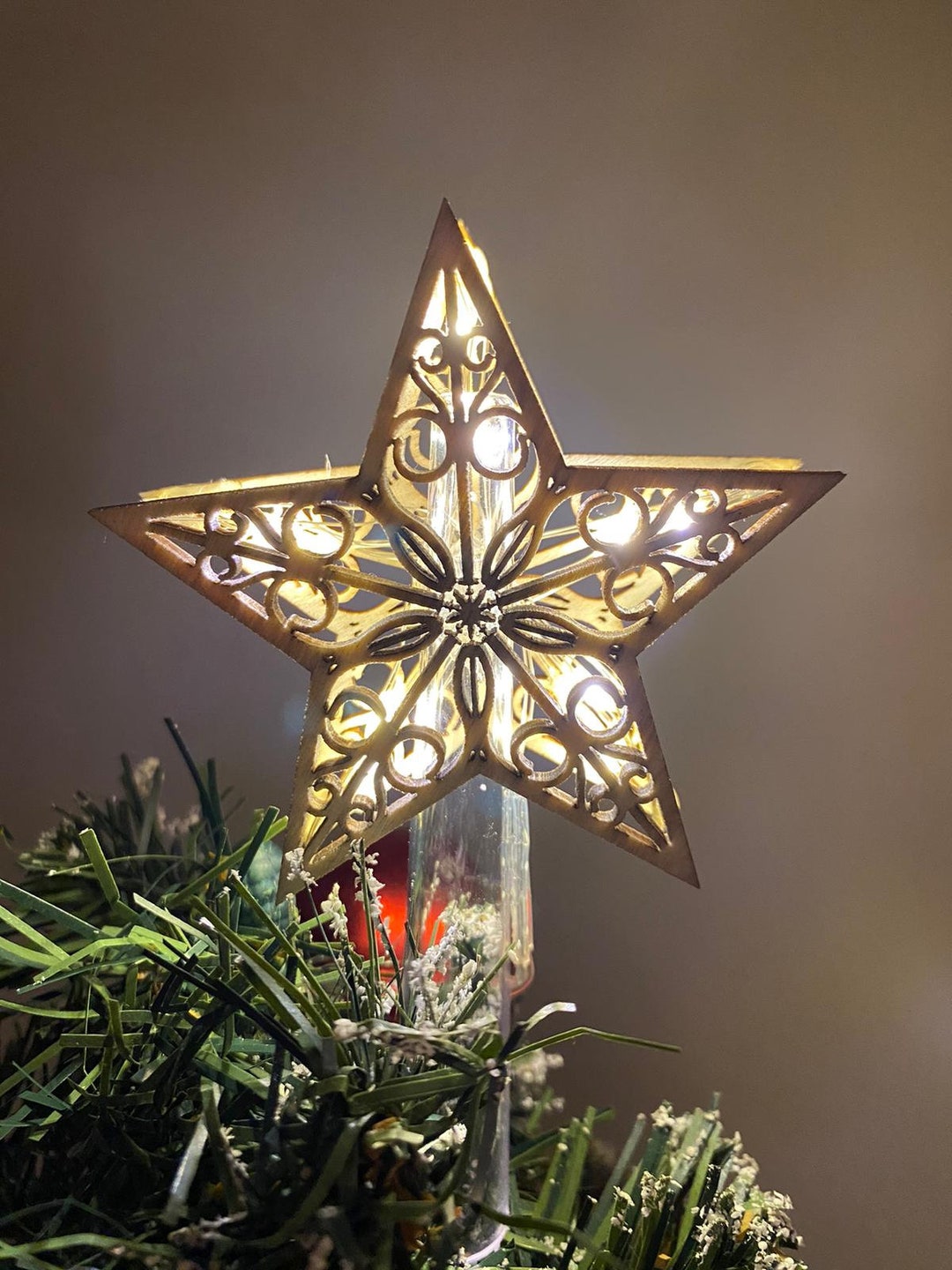 Small LED Star Tree Topper for a Small Christmas Tree - Etsy
