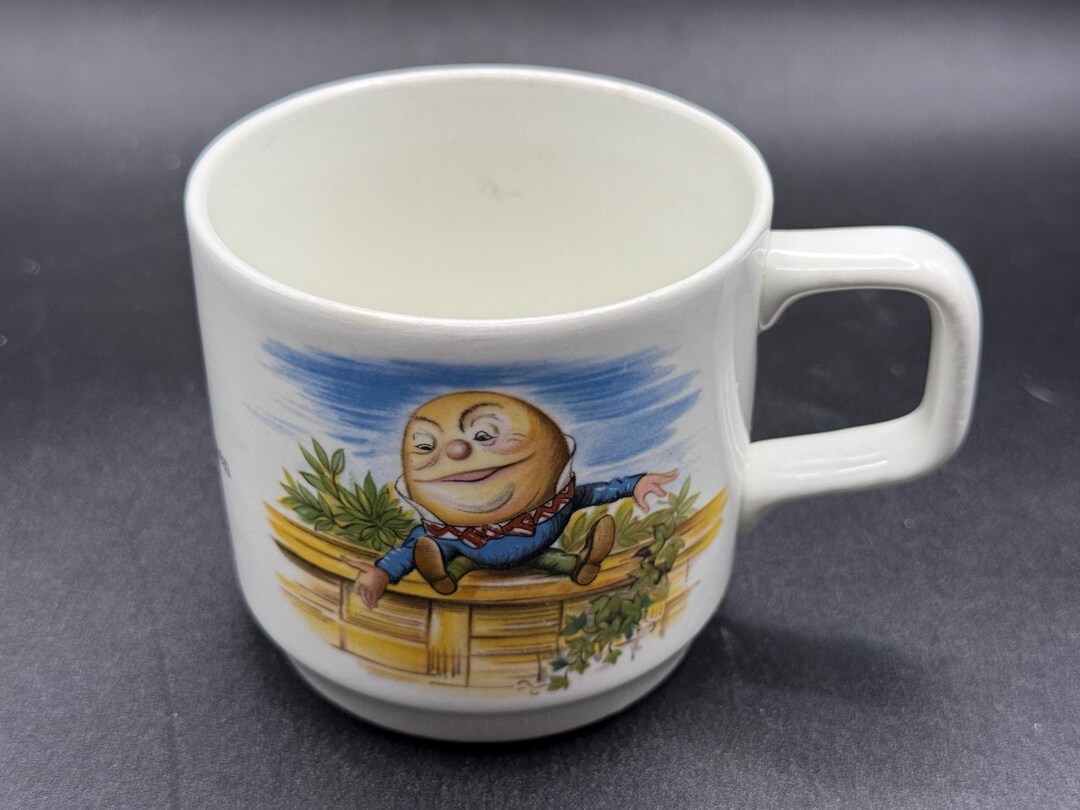 Vintage Humpty Dumpty Mug – Alice in Wonderland Nursery Ware – Made in ...
