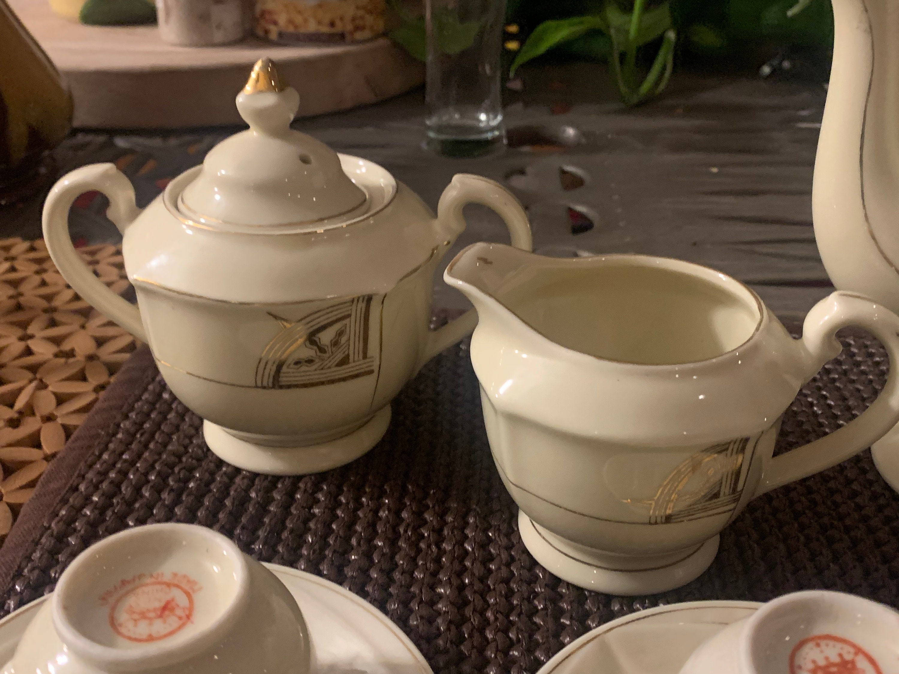 Uranium Glazed Made in Japan Tea Set - Etsy